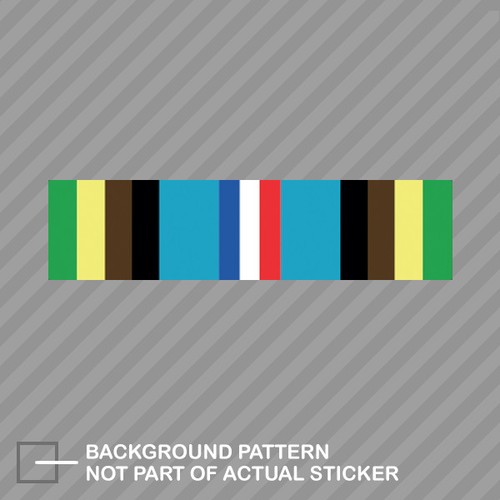 AFEM Armed Forces Expeditionary Medal Ribbon Sticker army usmc uscg ...