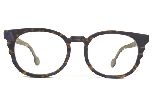 Vintage la Eyeworks Eyeglasses Frames SCARLETT 753M Matte Blue Brown 47 ...