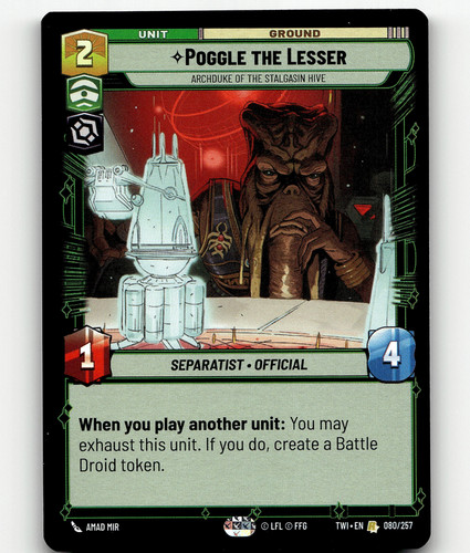 Star Wars Poggle the Lesser - Archduke of the Stalgasin Hive - Twilight ...