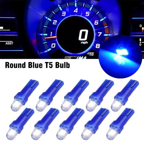 10 Ultra Blue T5 70 58 73 74 LED Bulb Instrument Panel Dashboard ...