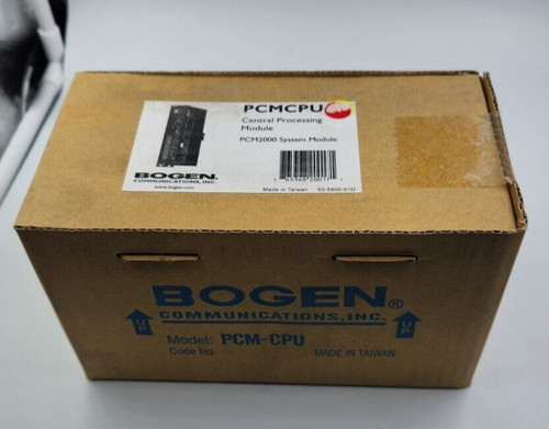 Bogen Model PCMCPU Central Processing Module PCM2000 System Module | eBay