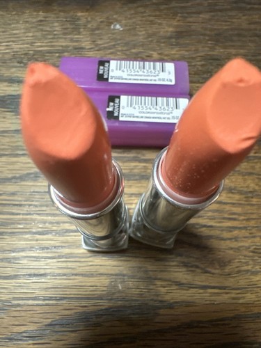 2 Maybelline Color Sensational Satin Lipstick 745 Peach Poppy ...