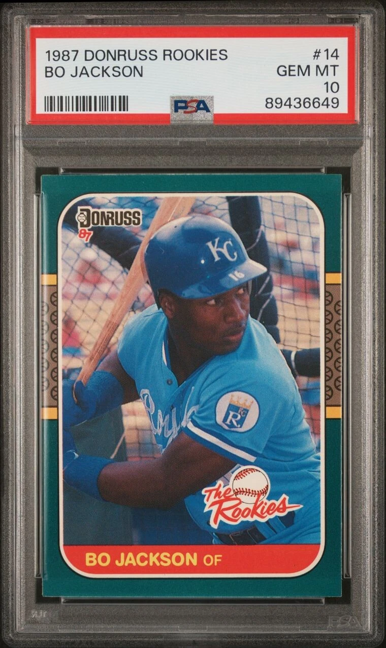 Bo Jackson 1987 Donruss #14 The Rookies Price Guide - Sports Card Investor