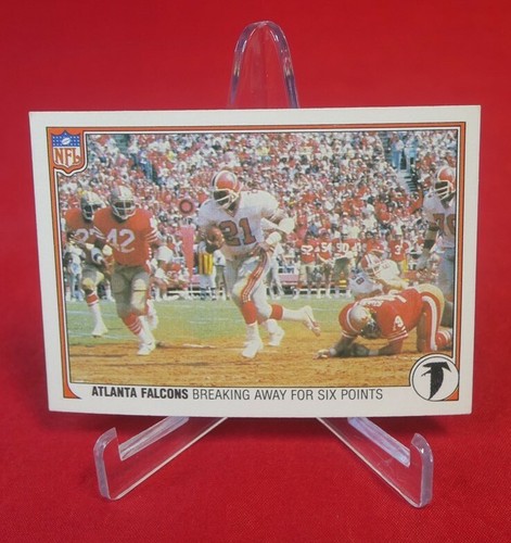 Atlanta Falcons Breaking Away For Six PTS 1983 Fleer NFL FOOTBALL CARD ...