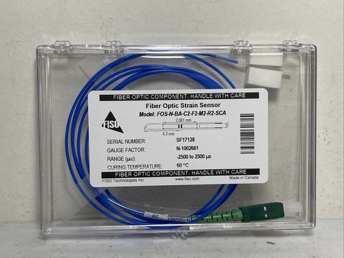 FISO Fiber Optic Strain Sensor FOS-N-BA-C2-F2-M2-R2-SCA | eBay
