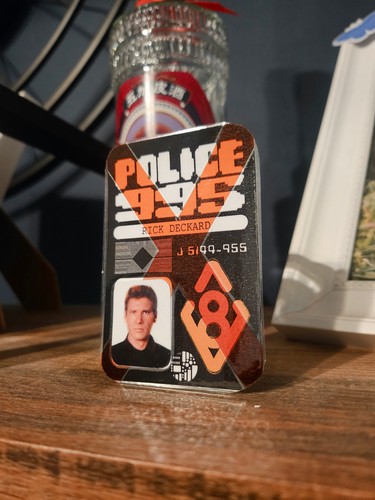 Blade Runner Rick Deckard's ID Police Wallet Badge - Earl Hay's Press ...