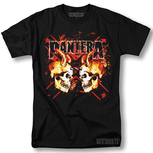 Pantera Shirt Heavy Metal Rock Merch Concert Tour Vntg Graphic T-Shirt ...