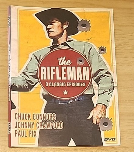 The Rifleman DVD 3 Classic Episodes **DVD Disc & ARTWORK ONLY** NO CASE ...