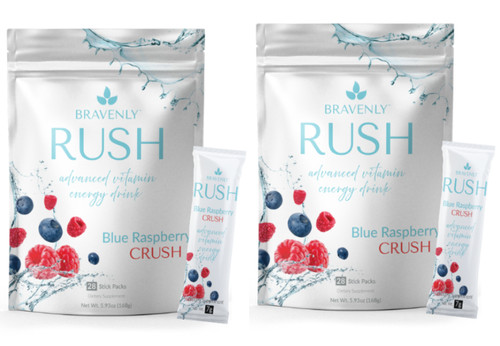 x2 Bravenly Blue Raspberry Rush Extreme 56 Stick Packs TOTAL | eBay