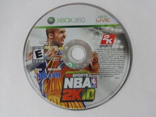 NBA 2K10 Microsoft Xbox 360 Game Disc Only Free Ship | eBay