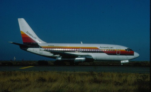 N4952W AMERICAN B737-200 AIR CAL COLORS ORIGINAL KODAK SLIDE C328 | eBay