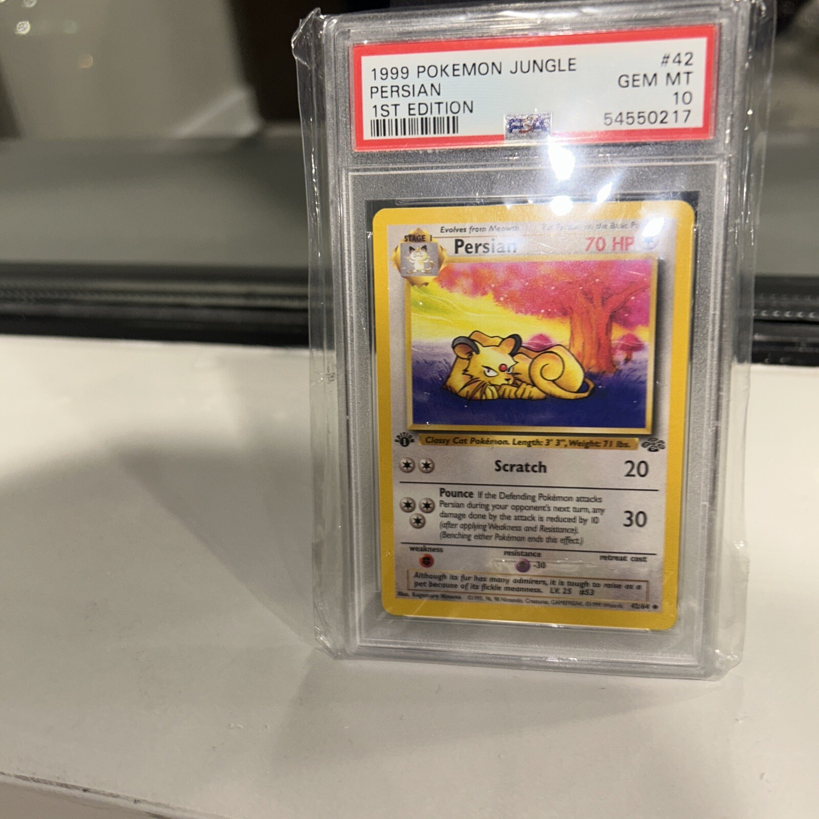 Persian 1999 Jungle #42/64 1st Edition PSA 10 Price Guide - Sports Card ...