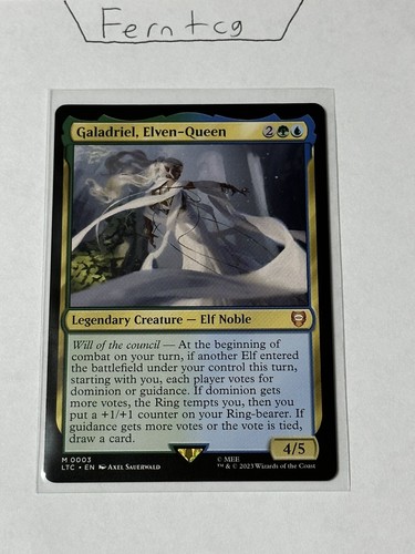 Magic Galadriel Elven-Queen Mythic NM The Lord of the Rings Ships Same ...