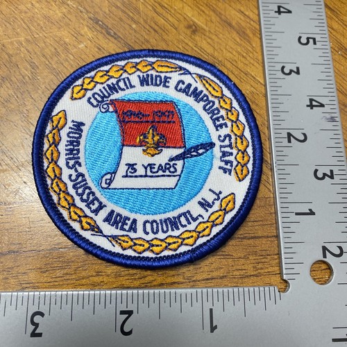 1991 Morris-Sussex Area Council Wide Camporee patch BSA Boy Scouts 36A ...