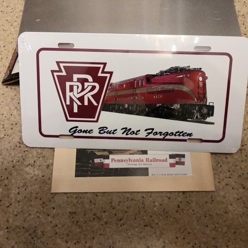 Custom Pennsylvanis Railroad GG-1 License Plate /Plaque Gone but Not ...