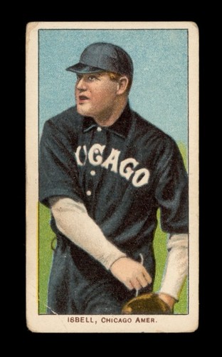 1909-11 T206 Set-Break Frank Isbell Piedmont LOW GRADE (crease ...