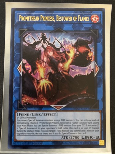 Yugioh Phantom Nightmare Promethean Princess Bestower of Flames UR 1st ...