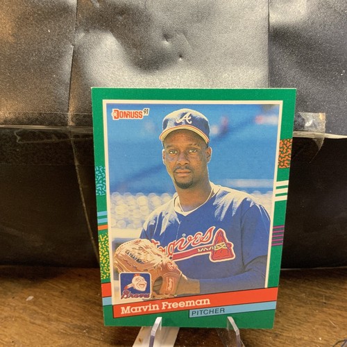 1991 Donruss Baseball Card Marvin Freeman Atlanta Braves #619 | eBay