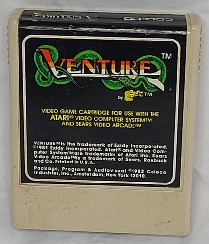 1982 Atari 2600 Venture by Exidy / Coleco - Cartridge Only 770004101156 ...