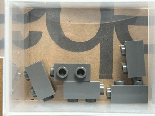 LEGO Parts - Dark Bluish Gray Brick 1 x 1 x 1 2/3 Studs Side - No 32952 ...