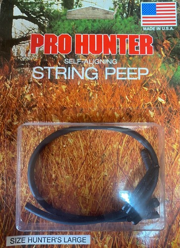 GWS Pro-hunter self aligning string peep size Large made in USA *NEW | eBay