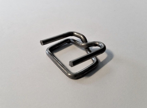 (50 Pack) 1/2" Steel Strapping Buckle for 1/2" Polypropylene Strap ...