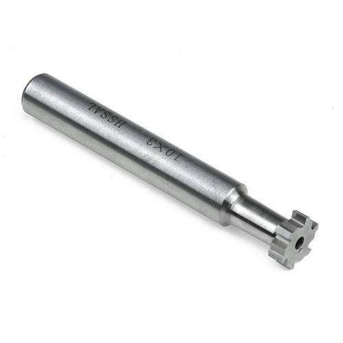 Diameter T-Slot Cutter 10mm*3mm 6 Flute HSS End Mill Router Bit Tool ...