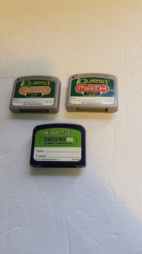 3 iQuest Game Cartridges 6-8 Math Science Starter | eBay