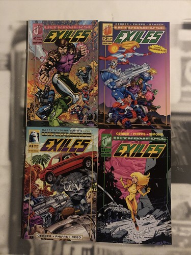Exiles 1,2,3,4 Set 1993 Marvel/Malibu NM Inv#41CH | eBay