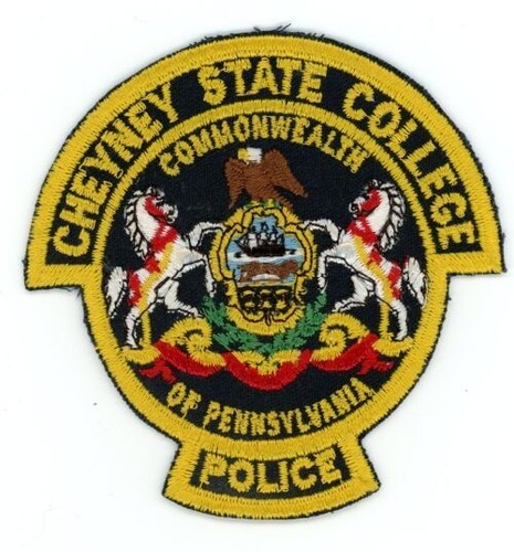 PENNSYLVANIA PA CHEYNEY STATE COLLEGE POLICE SHOULDER PATCH SHERIFF OLD ...