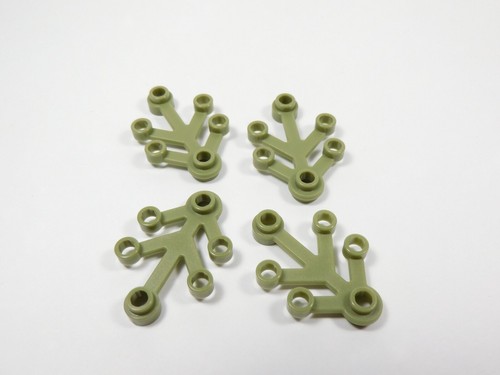 LEGO Lot of 4 Olive Green 4x3 Leaves Plants Minifig K8 | eBay
