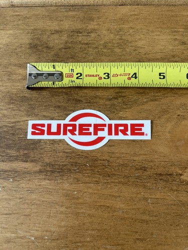Surefire Flashlights Original Logo Shot Show 2025 Red Sticker/Decal ...