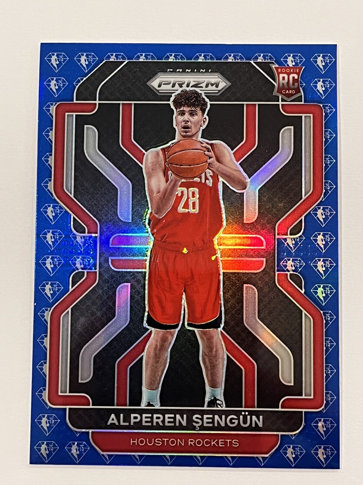 Alperen Sengun 2021 Prizm #318 Blue NBA 75th Anniversary RAW Price ...