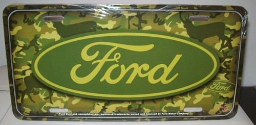 FORD REALTREE CAMO METAL LICENSE PLATE NEW!!!!!! | eBay