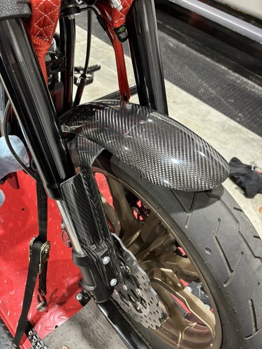 2020-25 HARLEY LOW RIDER S/ST CARBON FIBER FRONT FENDER WITH 12 PT ARP ...