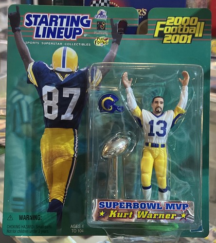 2000-2001 HASBRO STARTING LINEUP WALMART KURT WARNER ST LOUIS RAMS ...