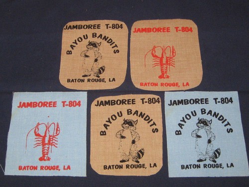 Jamboree Troop 804 Baton Rouge, LA., 5 patches cjp nj | eBay