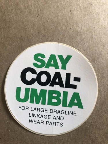 Coal Mining Stickers Nice Older Vendors | eBay