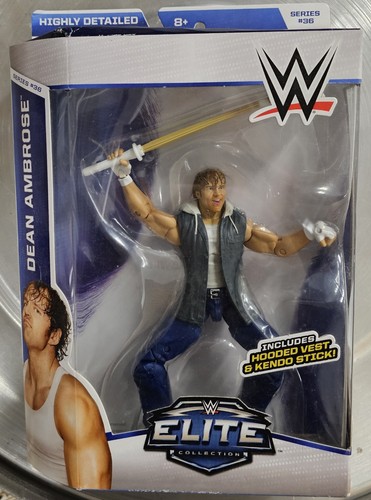 WWE 2015 Elite Dean Ambrose Series 36 Wrestling Lunatic Fringe Jon ...