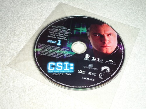 CSI Crime Scene Investigation Season 2 DISC 1 DVD REPLACEMENT only | eBay