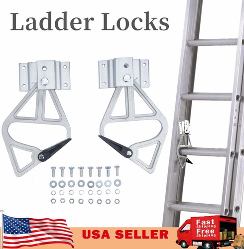 1Pair Extension Ladder Locks Aluminum Ladder Rung Locks Telescoping ...