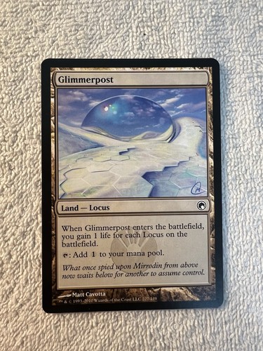 Magic - Glimmerpost - Scars of Mirrodin - Land - LP - MTG - 💎Shinetized ...