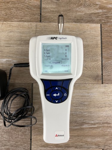 APC ErgoTouch 9303-01BT Particle Counter Biotest Channnels:03/05/5um,0 ...