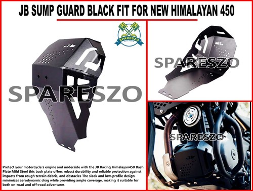 "JB SUMP GUARD, BLACK" FIT FOR ROYAL ENFIELD NEW HIMALAYAN 450 | eBay
