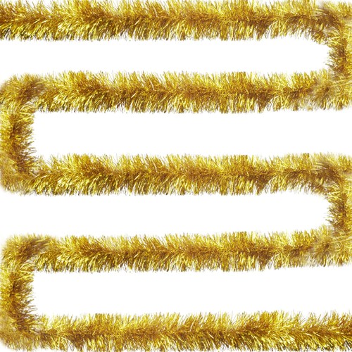 Jishi 50 FT Christmas Garland Gold Tinsel 70mm, | eBay