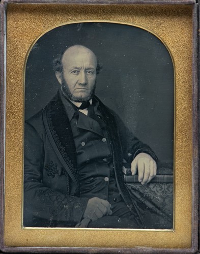 Ship Captain/Merchant? in Fancy Frogged Coat 1/4 Daguerreotype | eBay