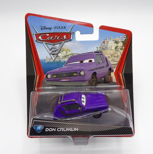 DISNEY PIXAR CARS CARS 2 MAIN SERIES DON CRUMLIN # 31 DIE CAST SCALE 1: ...