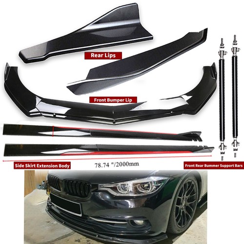 For 3 Series E92-90 Front Bumper Splitter Body Kit Side Skirt Rear Lip ...