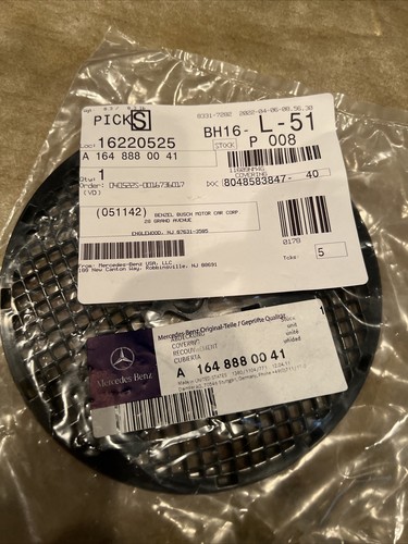 Genuine MERCEDES BENZ Center Cover OEM Part No. a 1648880041 Old Stock ...