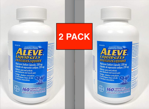 Aleve Liquid Gels w.Naproxen Sodium, Pain Reliever & Fever Reducer ...